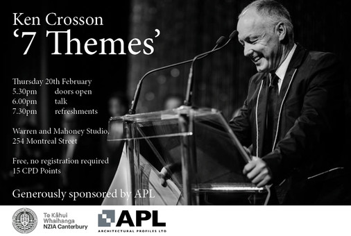 Canterbury/Westland Branch: Ken Crosson '7 Themes' presentation | New ...